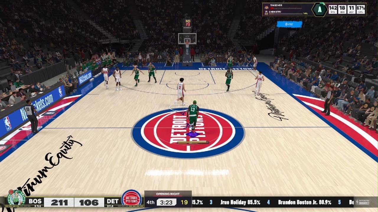 NBA 2K25 Full Court Shot 2 - YouTube
