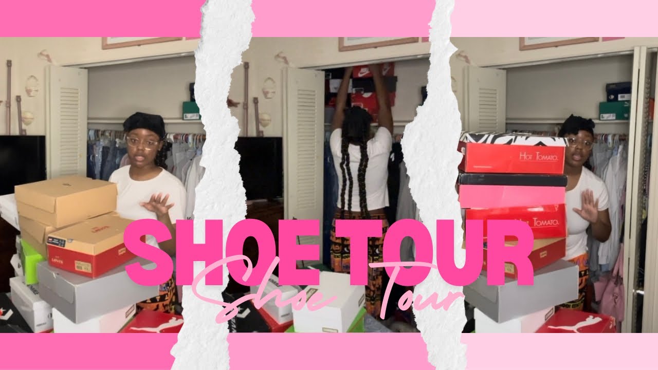 SHOE TOUR 👟🎀 - YouTube