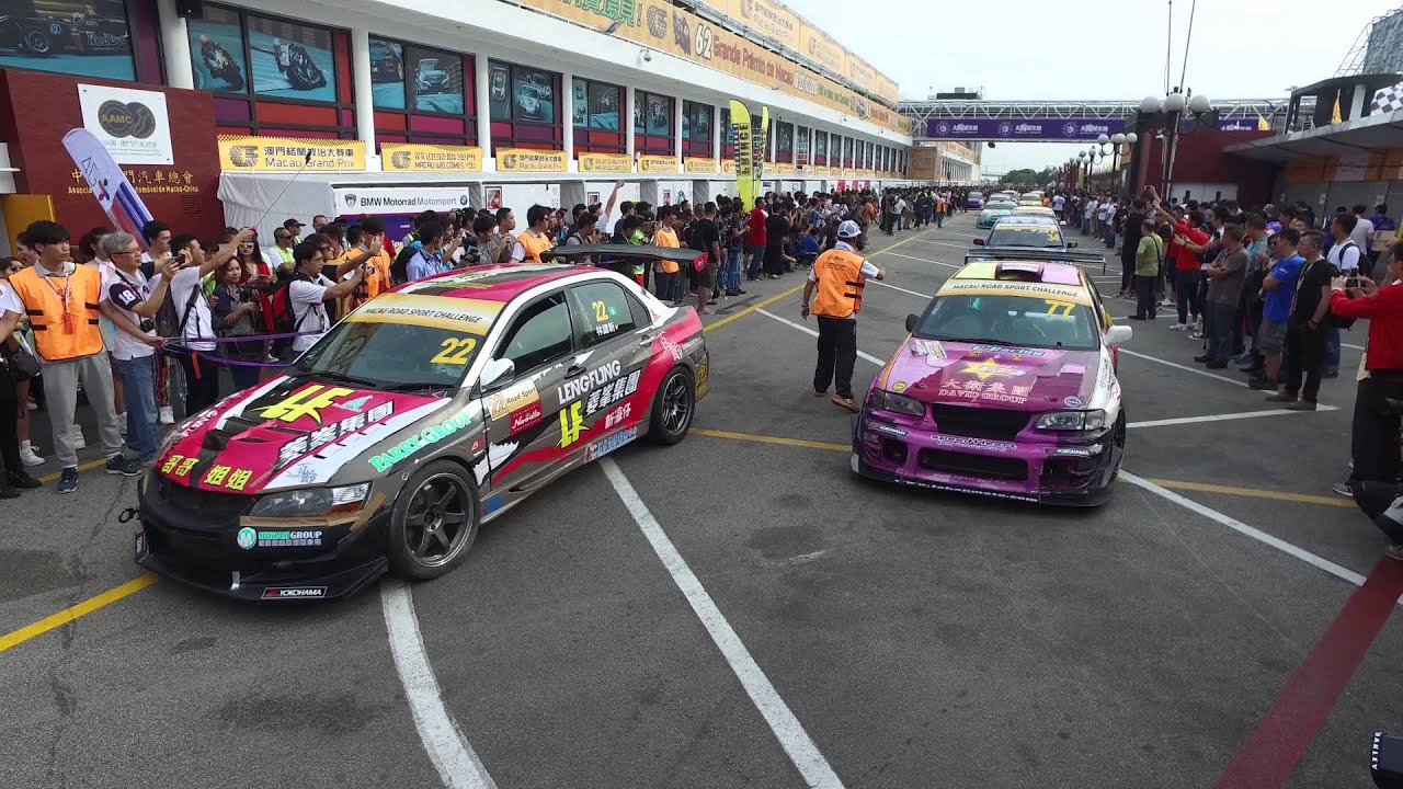 Macau Grand Prix 2015 - Road Sport Race Cars - 4K - YouTube
