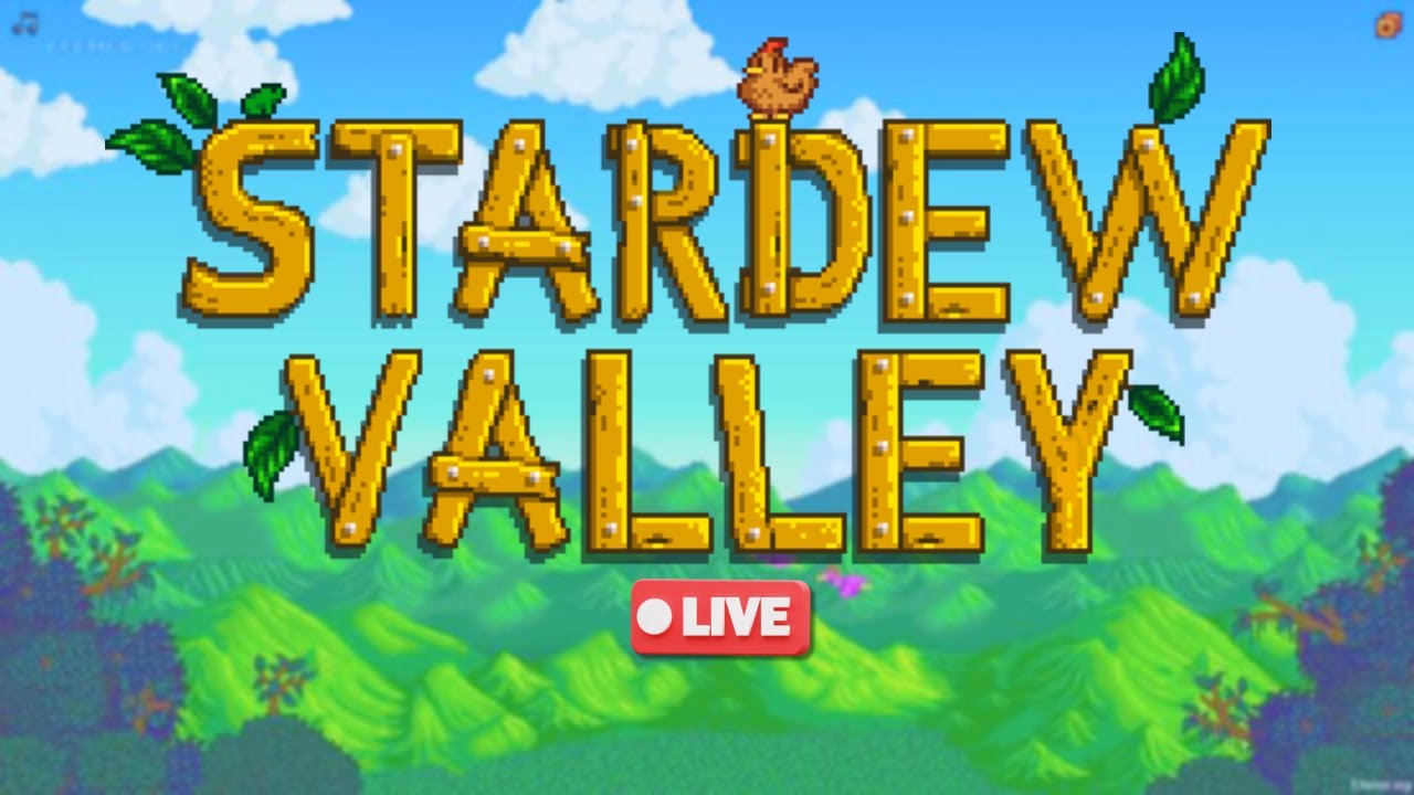 🔴LIVE : STARDEW VALLEY: RUMO A PERFEIÇÃO DA FAZENDINHA - YouTube