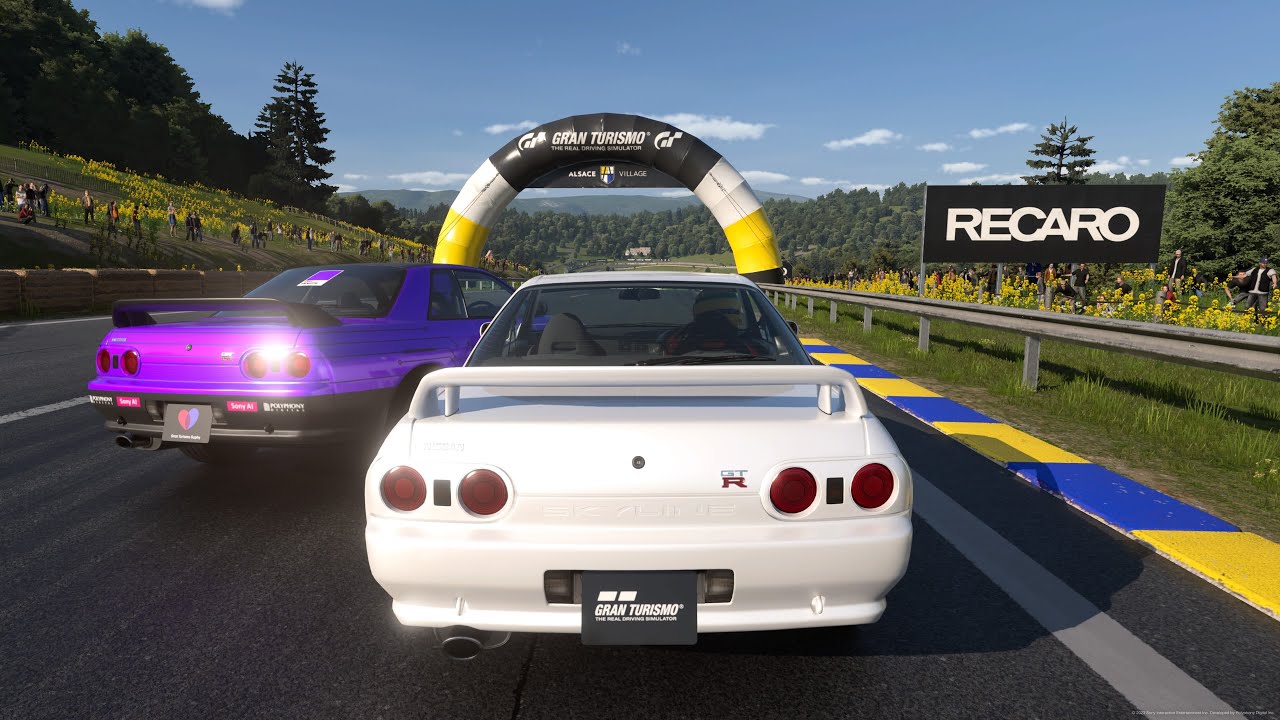 GT7 | Sophy | Race Together | Race 2 | Alsace - Village | Nissan R32 GT ...