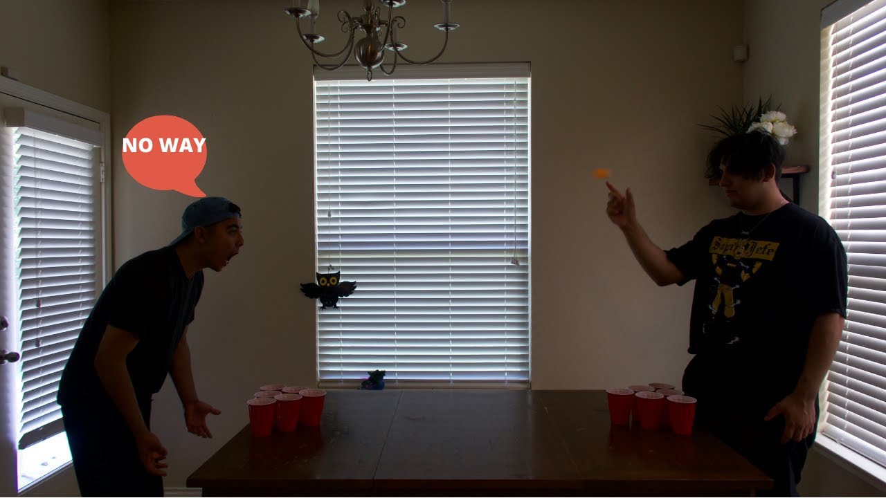 MYSTERY BEER PONG CHALLENGE!! - YouTube