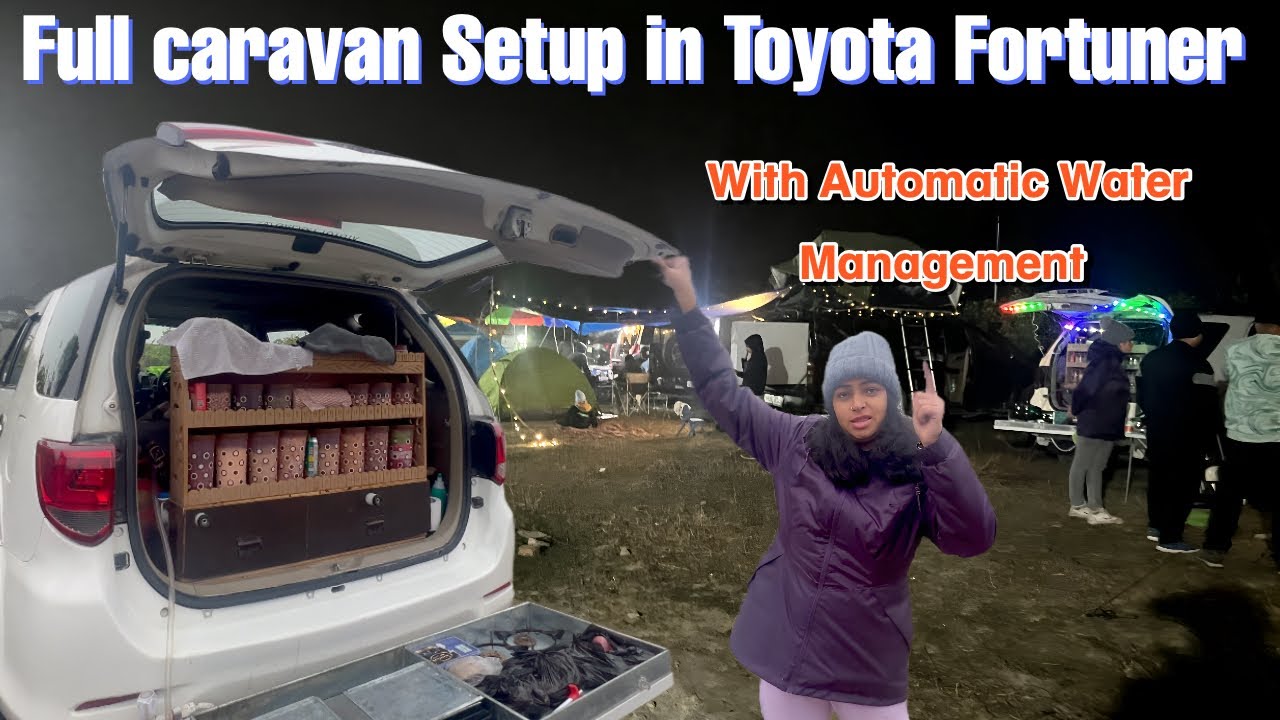 Best Caravan Setup in fortuner | Camping Sutra caravan camper ...