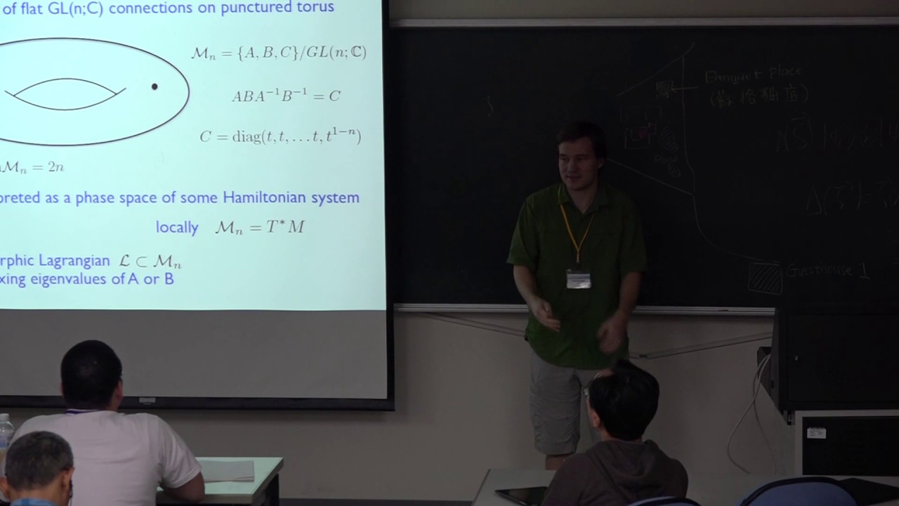 Peter Koroteev, "Elliptic Algebra and Instanton Counting" - YouTube