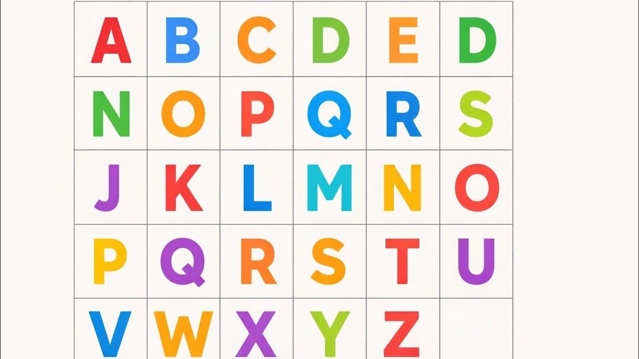 ABC to Z Colorful Alphabets | Learn English Alphabet for Kids | A to Z ...