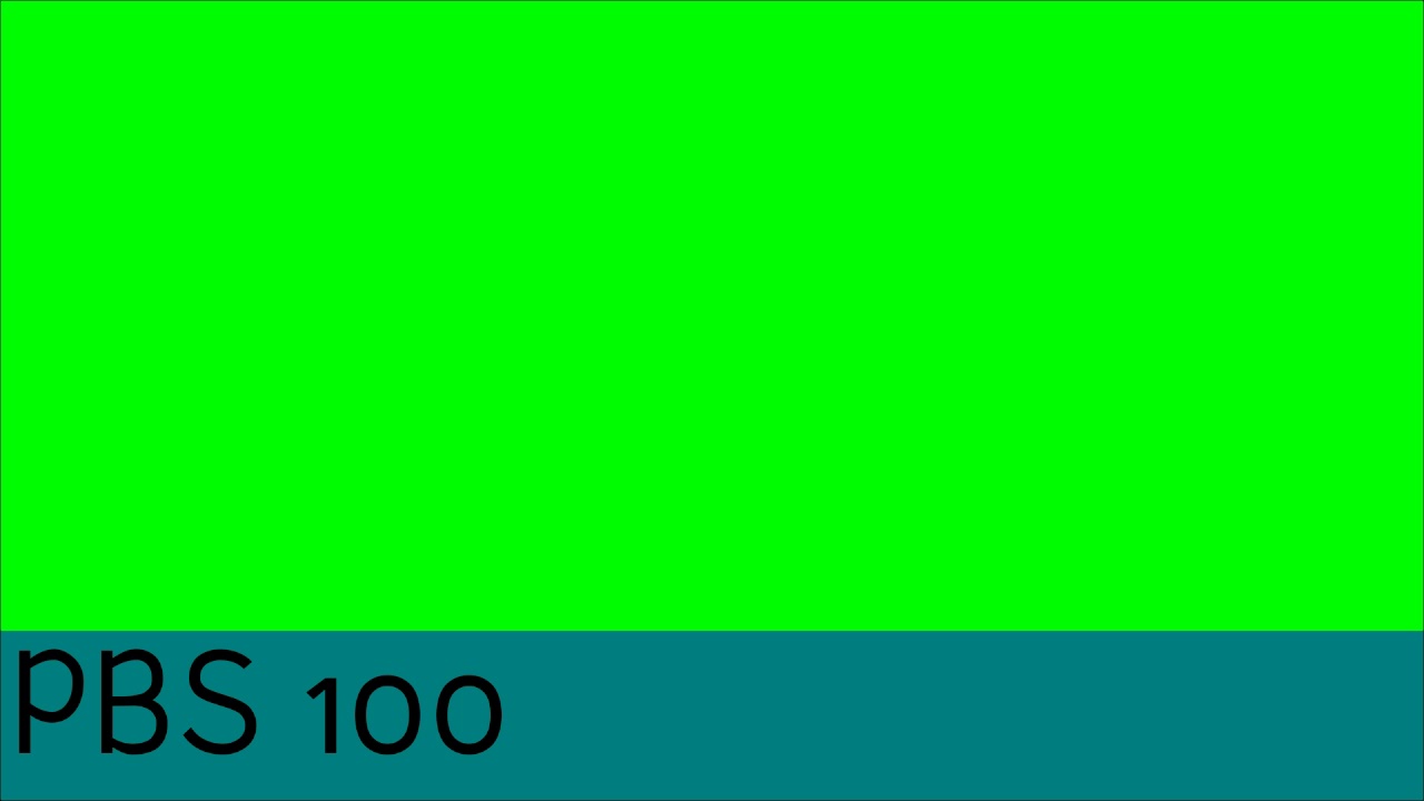 PBS kids 100 screen bug (2018) - YouTube