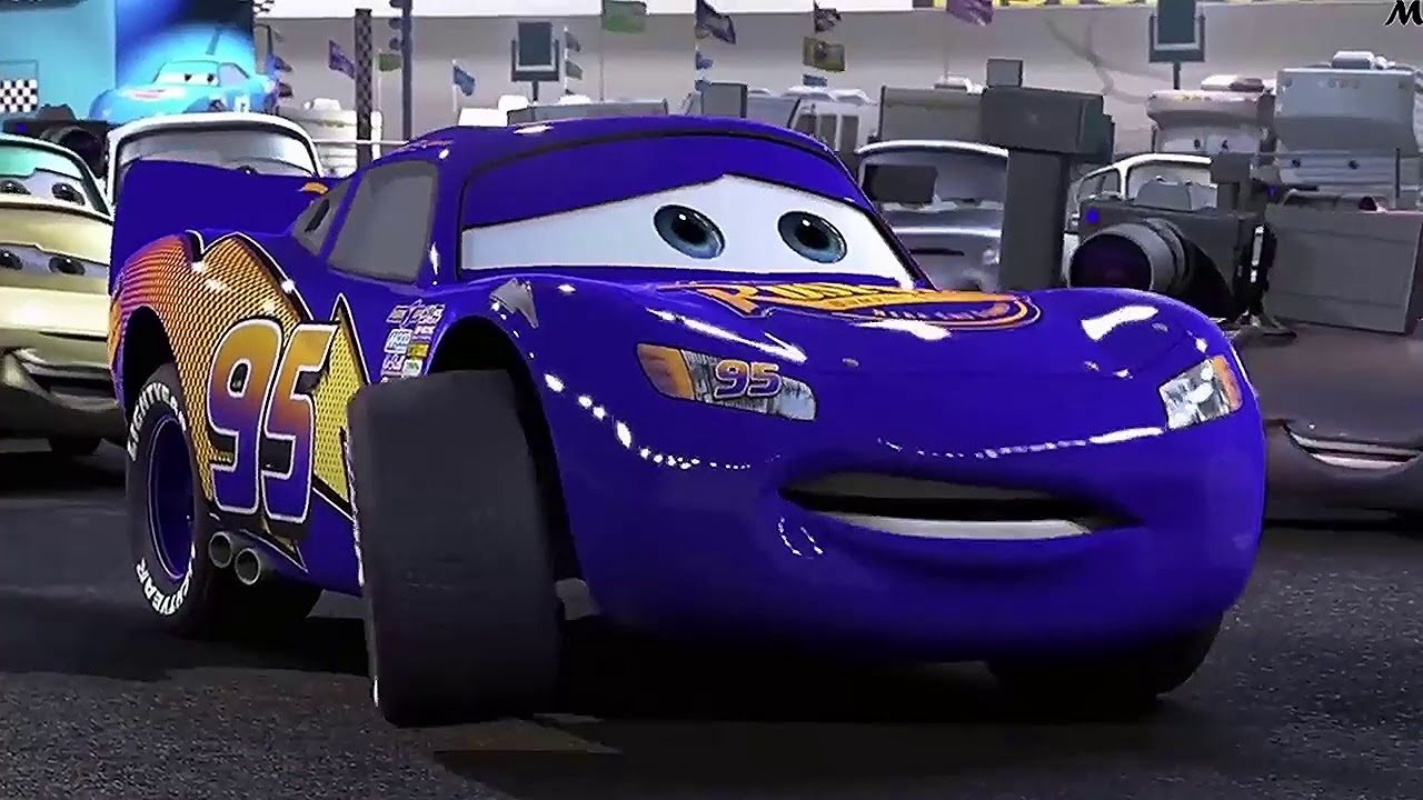 Disney CARS 3 Mcqueen Learn Colors Cars cartoon FUNNY Learn Colors For ...