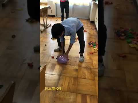 Uses Butt To Pop Balloons - YouTube