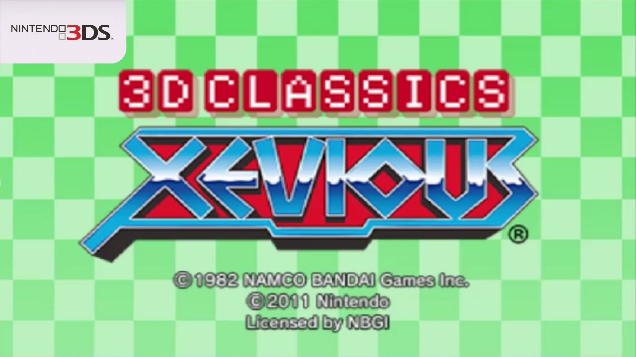 3D Classics Xevious (Nintendo 3DS Gameplay) - YouTube