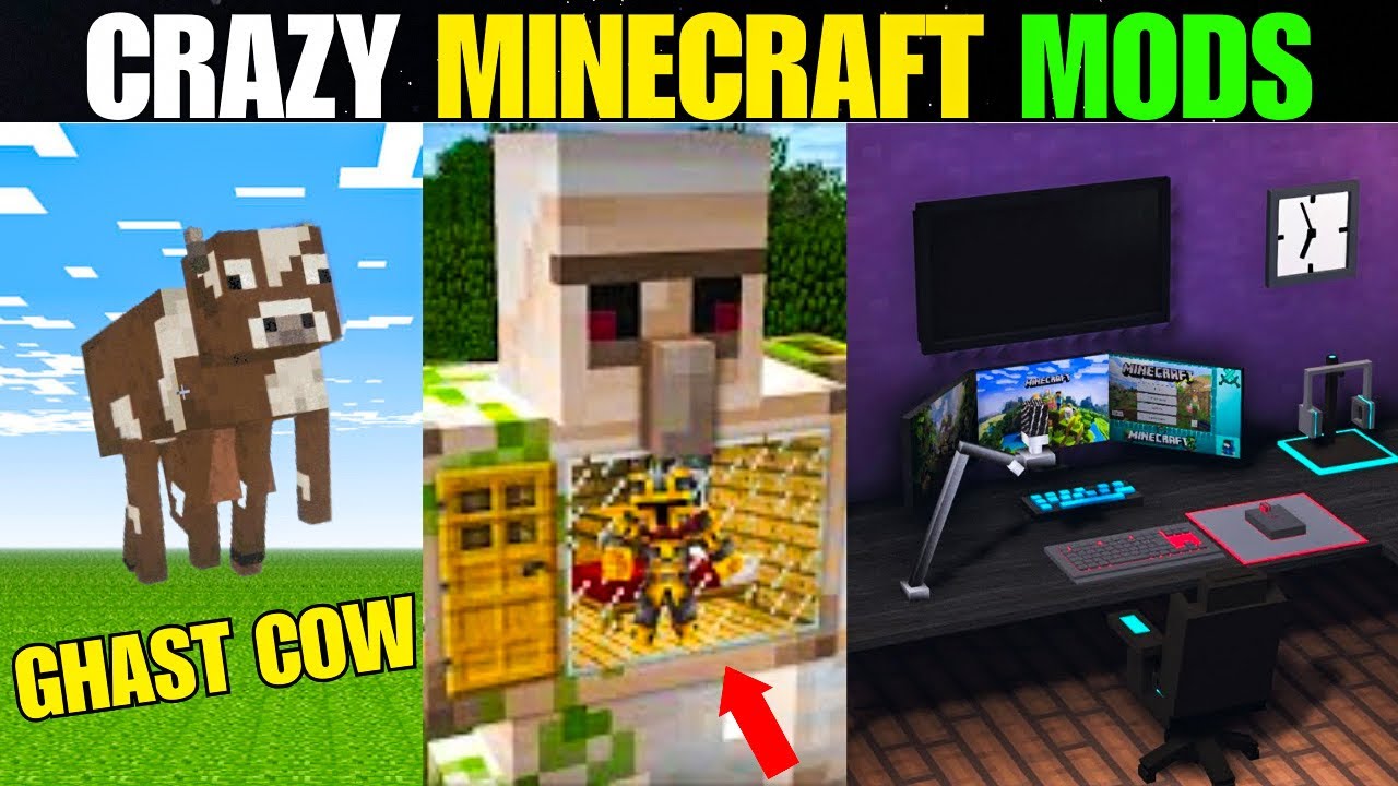 *CRAZIEST MINECRAFT MODS*🔥 - YouTube
