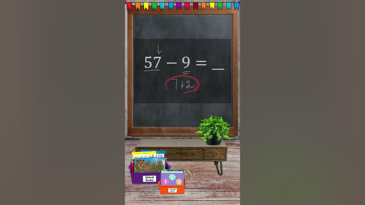 Learn decomposing numbers to subtract one digit numbers. #shorts - YouTube