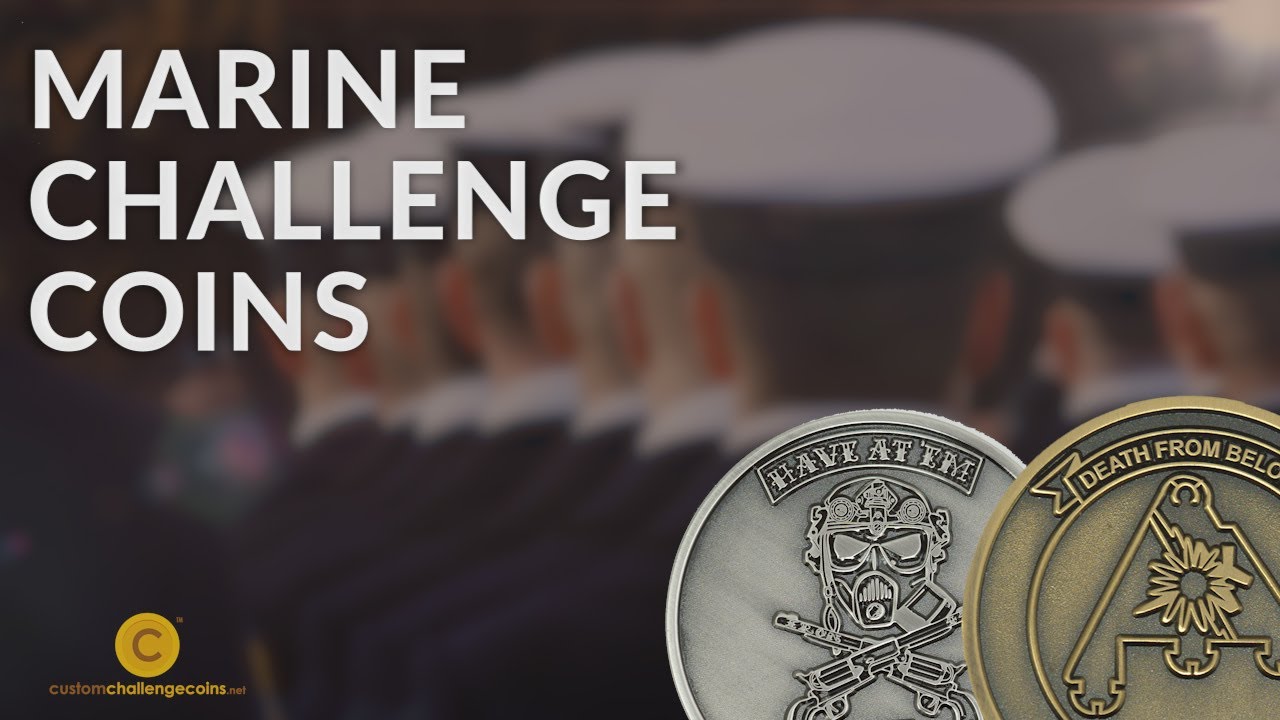 Marine Challenge Coin Showcase - Custom Challenge Coins - YouTube