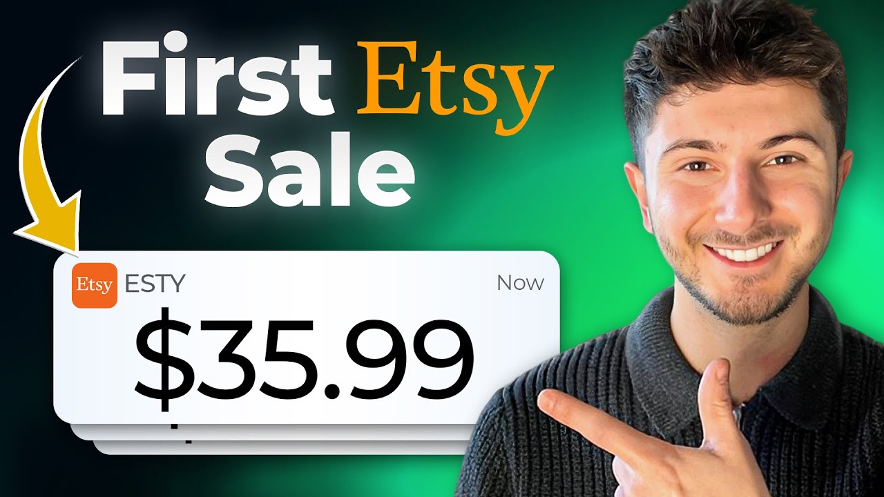 How to Get Your First Sale on Etsy (Without Ads) - YouTube