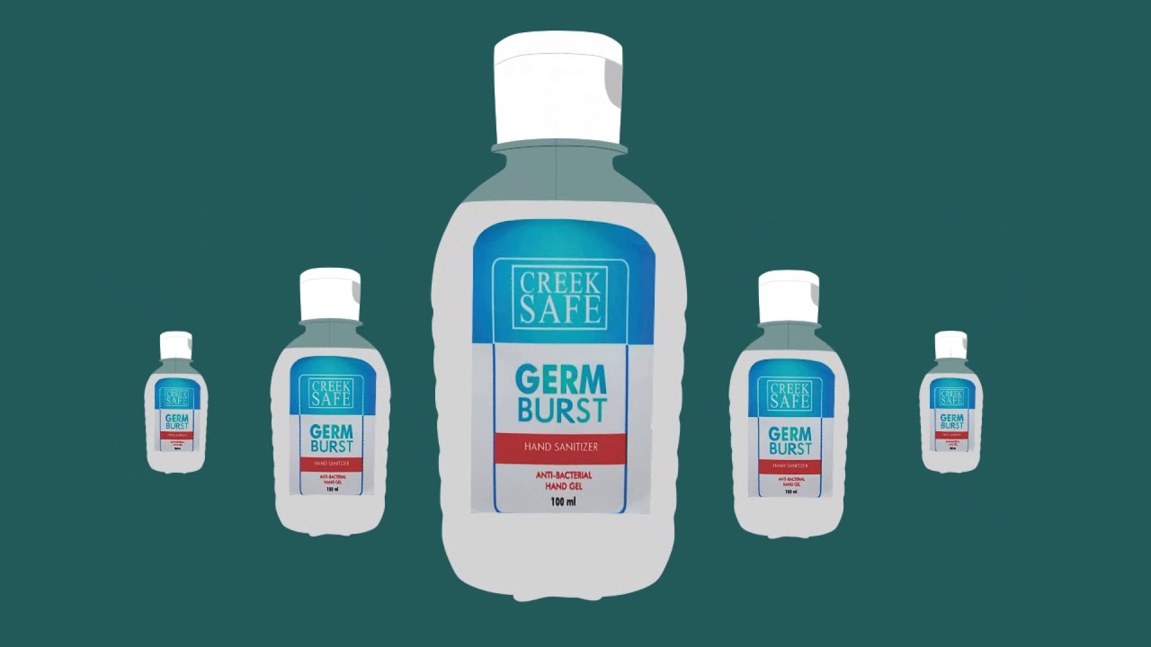 Germ Burst Hand Sanitizer Commercial - YouTube