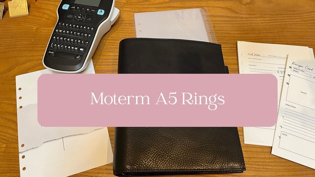 Setting up my Moterm A5 Rings as a Weight Loss Planner - YouTube