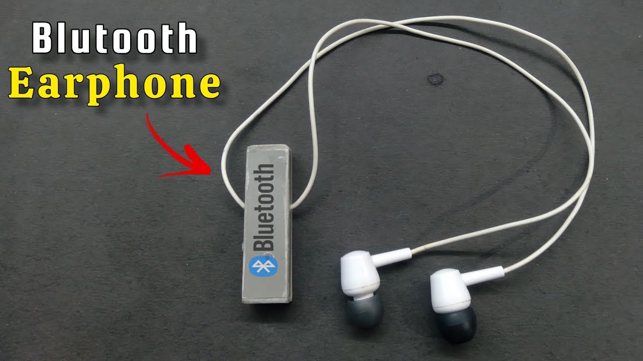 BLUETOOTH EARPHONE || How to make blutooth earphone at home - YouTube