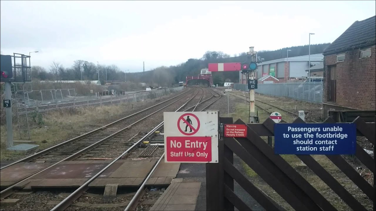 Hexham Station Afternoon Train Traffic - YouTube