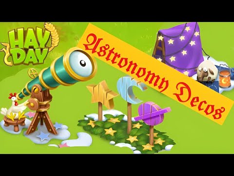 Hay Day - Astronomy Decorations 🌙 - YouTube
