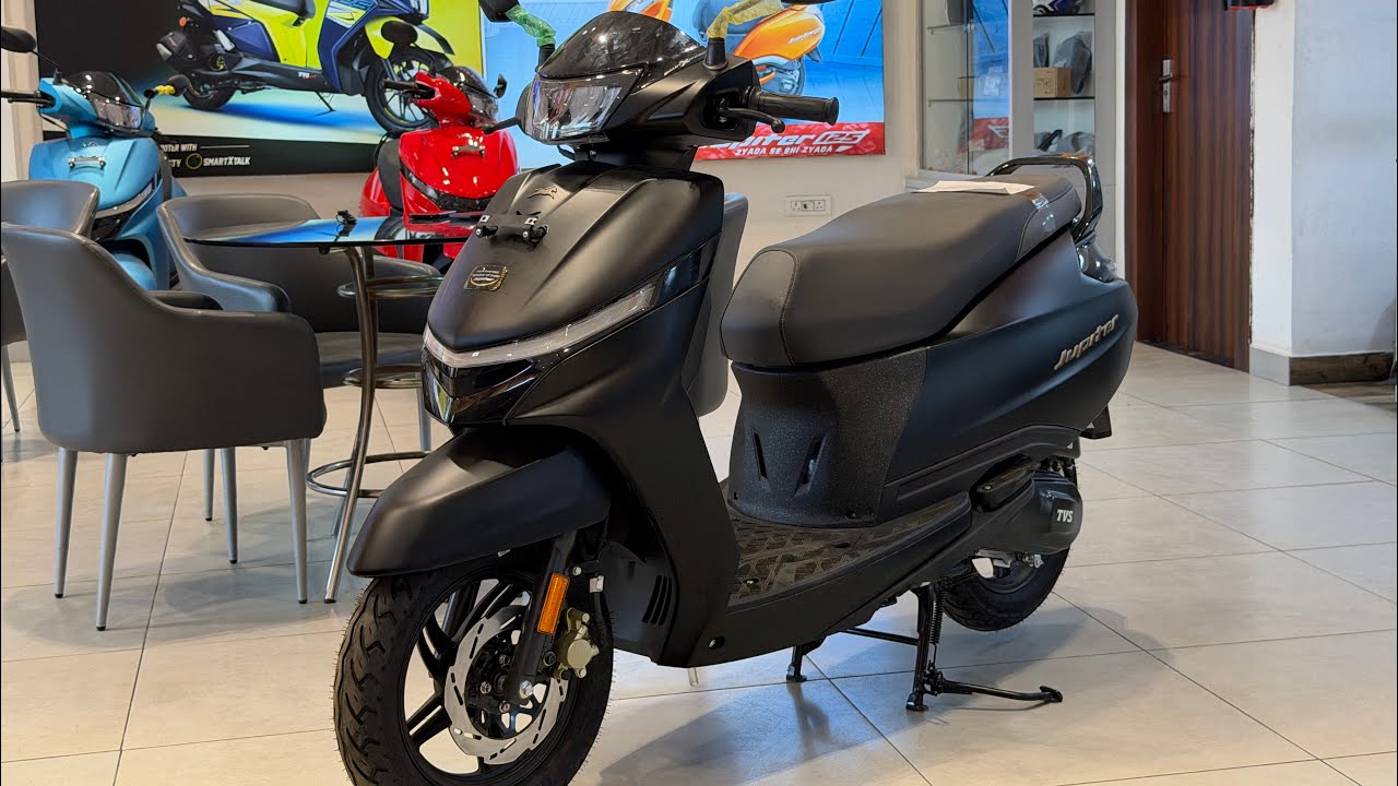 Tvs Jupiter 110cc Mat Black Edition 2025 - Detail Review , milege ...