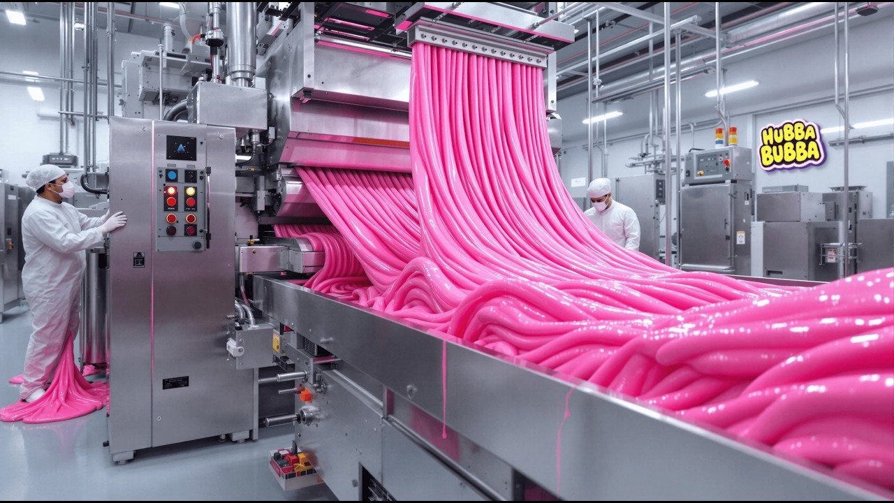 How Bubblegum is made in a factory | The ancient chewing habit of the ...