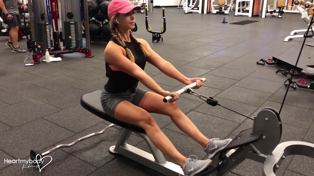 Seated Row with Underhand Grip - YouTube