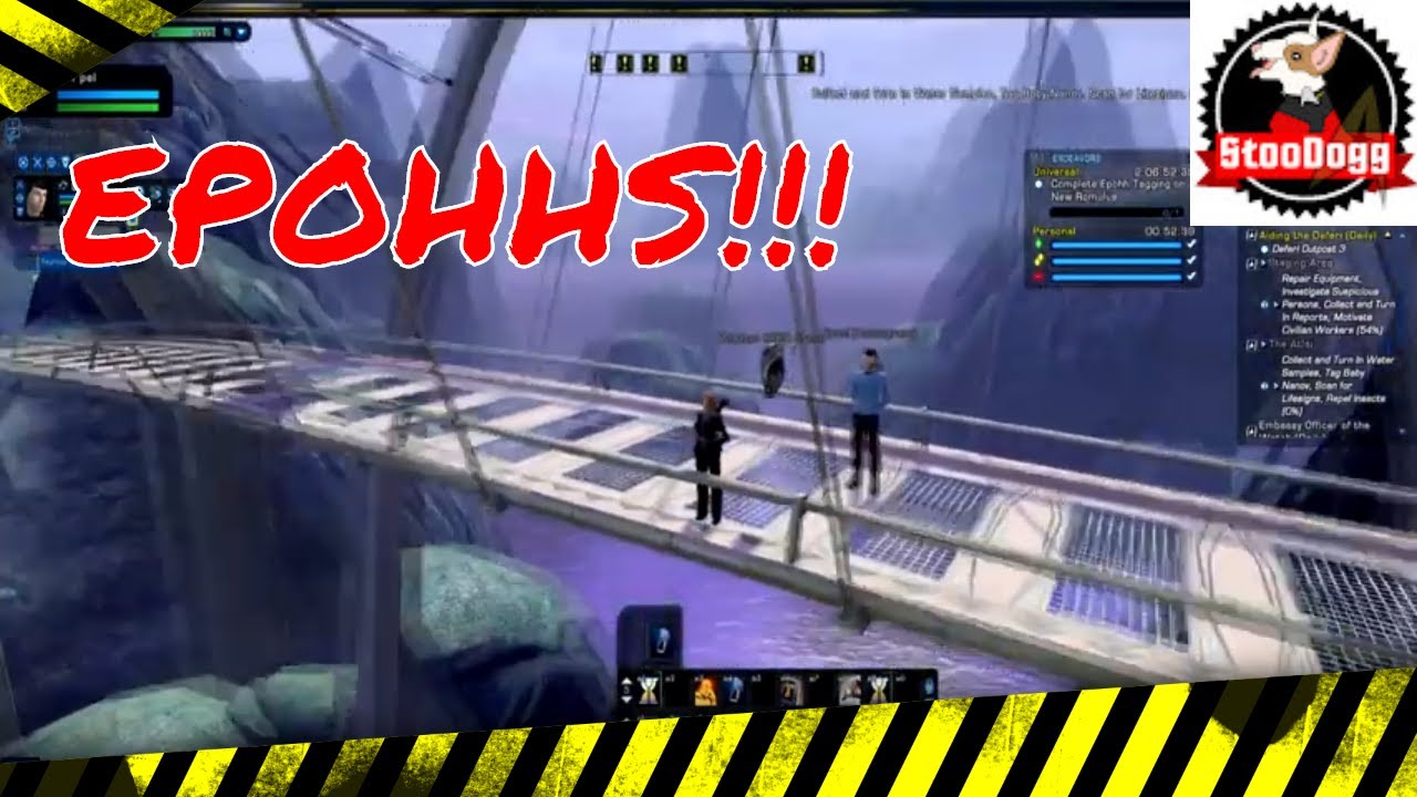 Star Trek Online Universal Endeavor New Romulus Epohh Tagging - YouTube