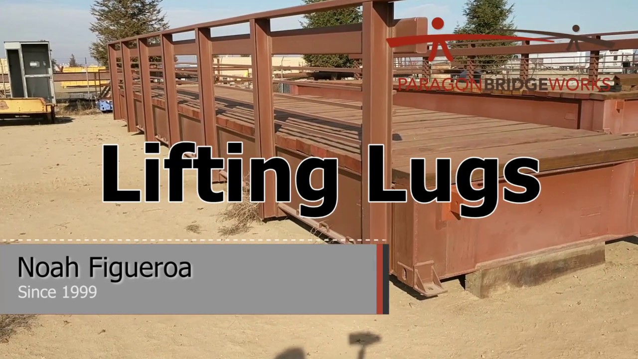 Bridge deck lifting lugs - YouTube