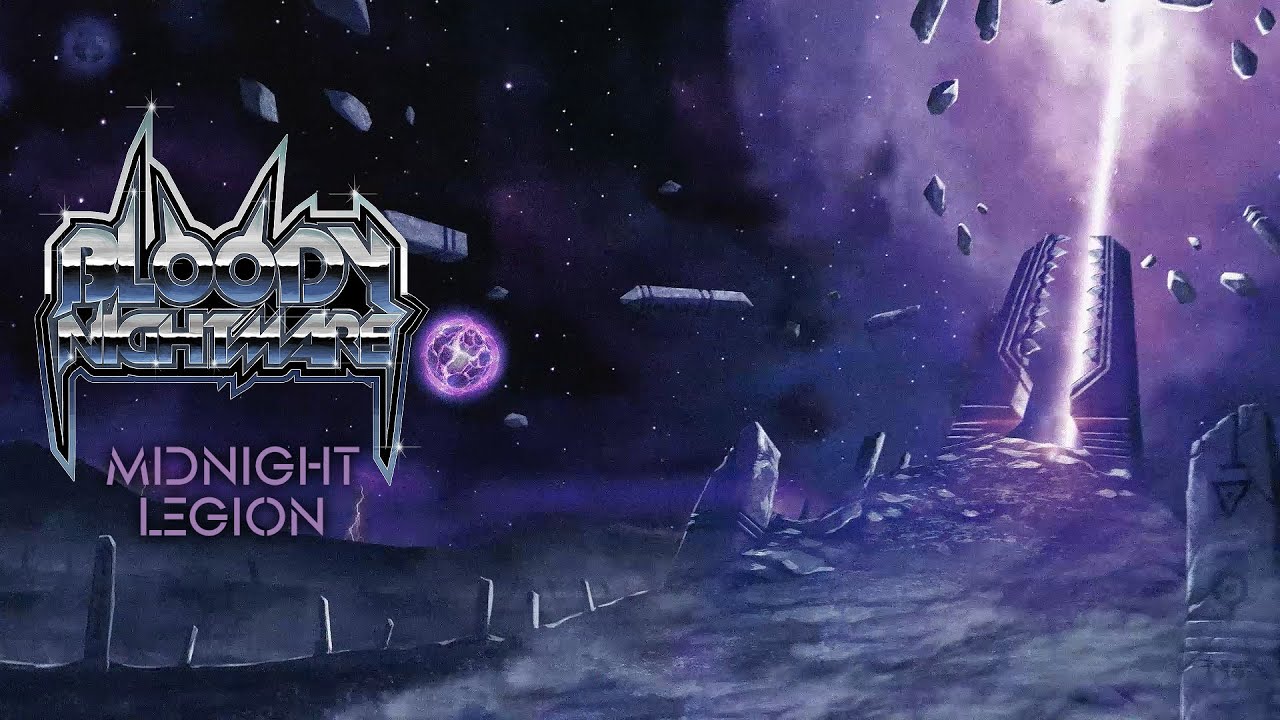 BLOODY NIGHTMARE - Midnight Legion (Official Lyric Video) [2023] - YouTube