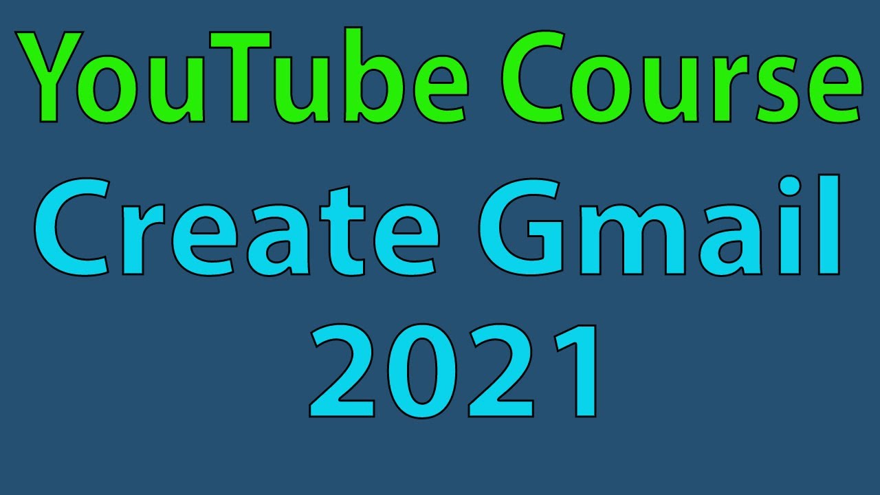 How to Create Gmail Account For YouTube Channel - YouTube