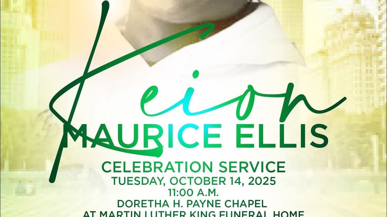Celebration of Life Keion for Maurice Ellis - YouTube