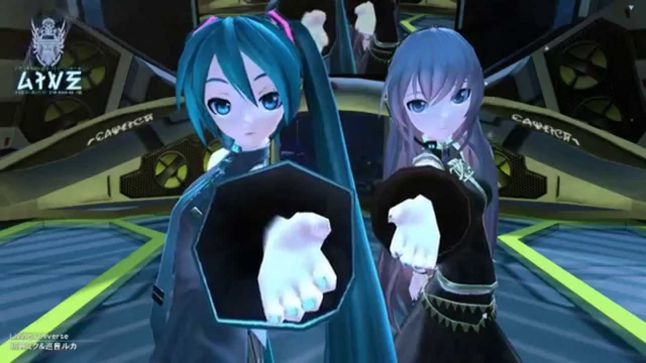 【PSO2】Live Concert - Miku&Luka - 「Living Universe」 - YouTube