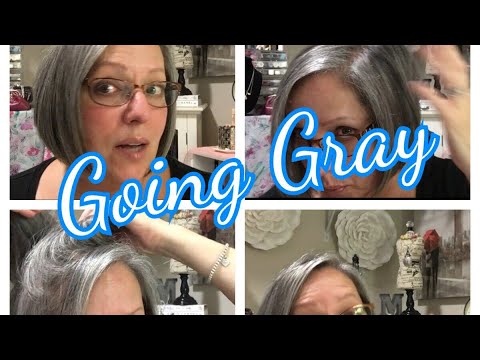 GOING GRAY | THE PROCESS AND THE PAIN - YouTube