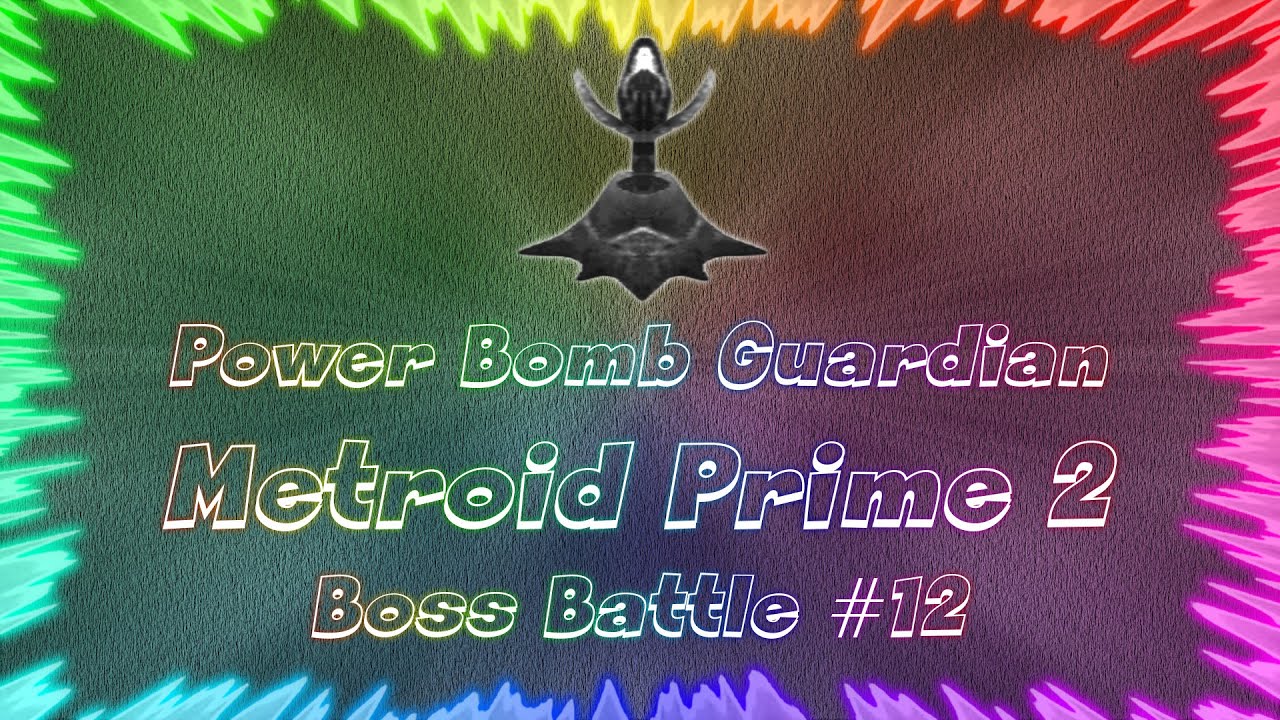 Metroid Prime 2 Echoes ★ Perfect Boss Battle #12 • Power Bomb Guardian ...