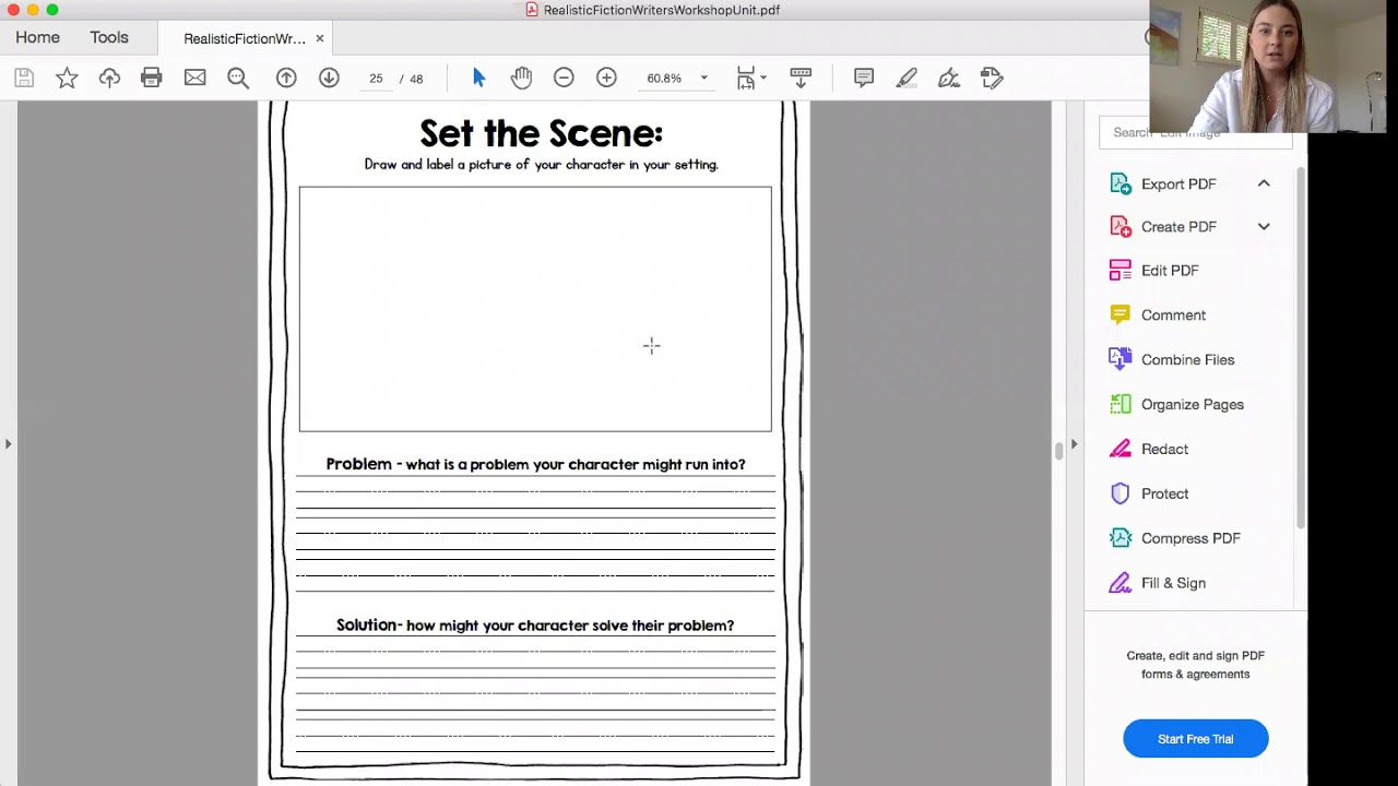 Realistic Fiction Writing Lesson 5 - YouTube