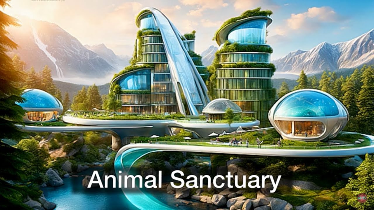 Asking AI to Create a Futuristic Eco Theme Park - Animal Sanctuary ...