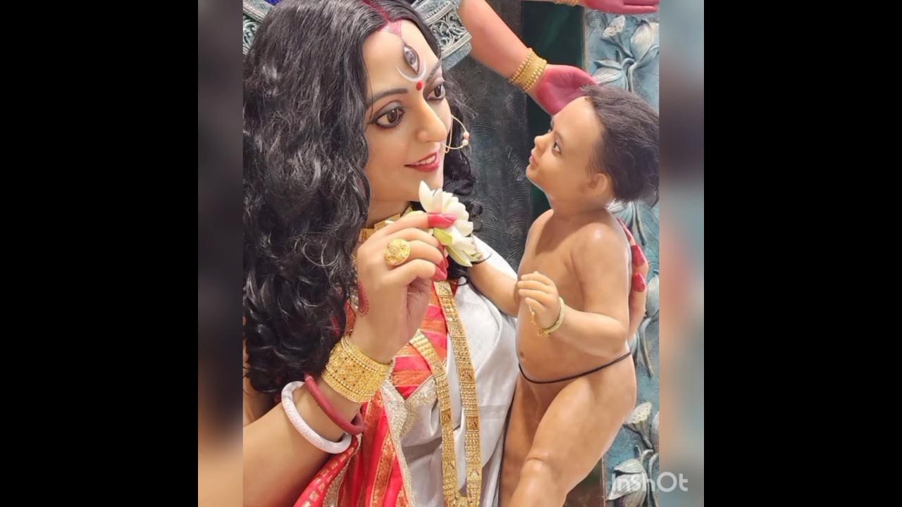 Exclusive Look Silicon Durga Maa। Silicon Idol Of Durga Maa At Kolkata।youtubeshorts Youtube