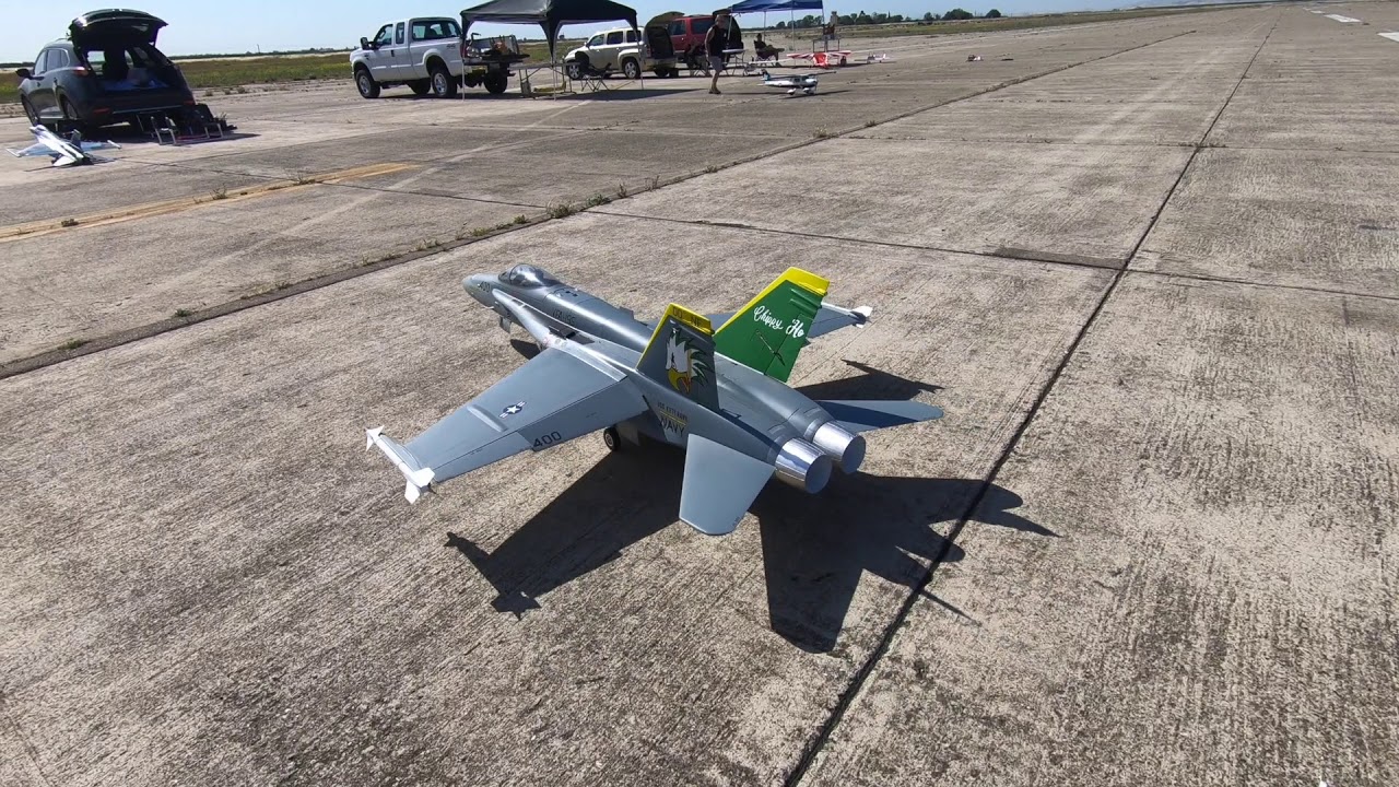 Skymaster F-18C 1/8 Twin 110 EDF conversion - YouTube
