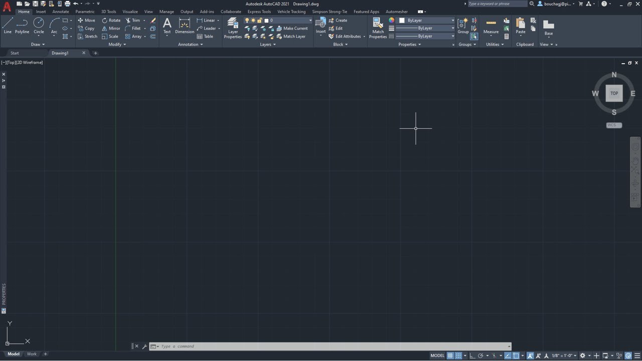 AutoCad User Interface - YouTube