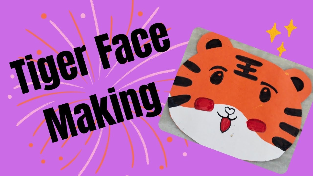 Tiger Face Mask How To Make Tiger Face Mask Animal Mask Making tiger-face-mask-how-to-make-tiger-face-mask-animal-mask-making