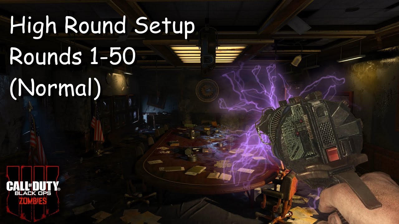High Round Setup Rounds 1-50 Classified - Black Ops 4 Zombies - YouTube