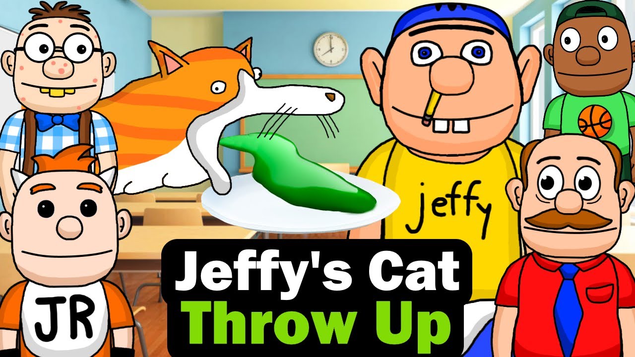 SML Movie: Jeffy's Cat Throw Up! Animation - YouTube