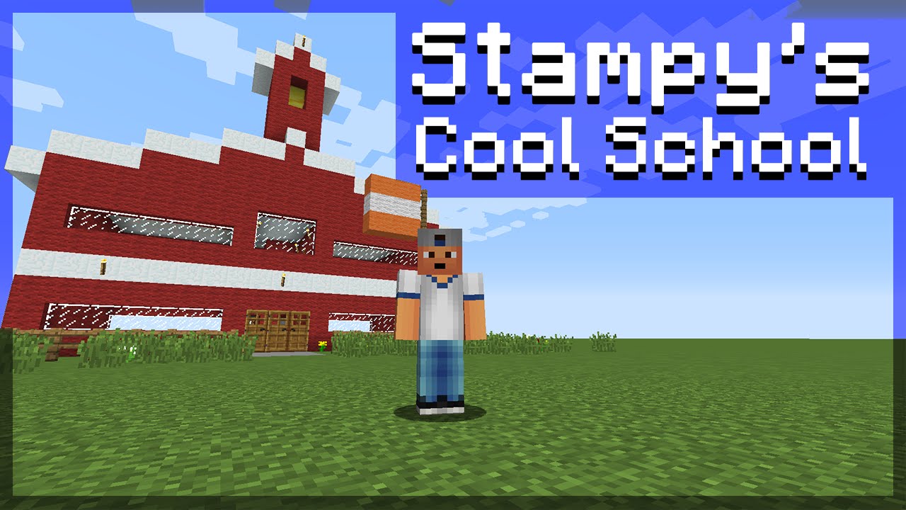 How to build Stampy's Cool School! [2/2] - Minecraft Tutorial - YouTube