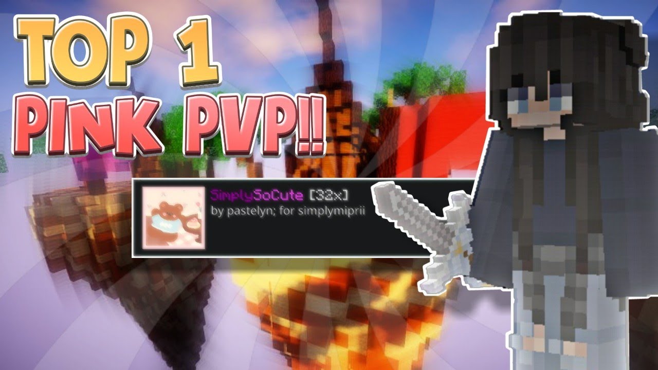 Top 1 Pink Texture Pack Pvp For Java&Bedrock!! - YouTube