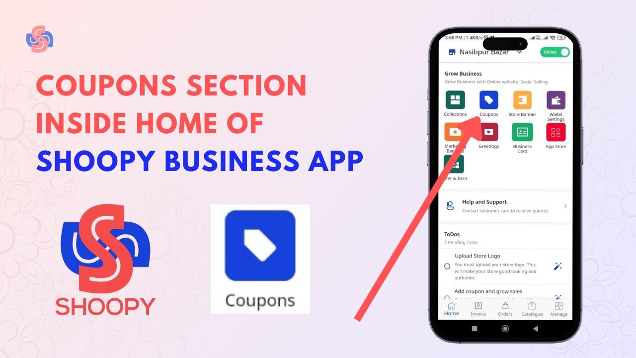 #14 COUPONS inside the Home section of Shoopy business app #shoopy ...