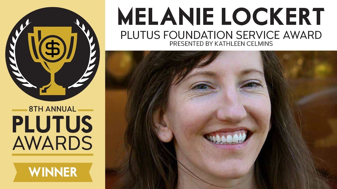 Melanie Lockert Receives the Plutus Foundation Service Award at the 8th ...