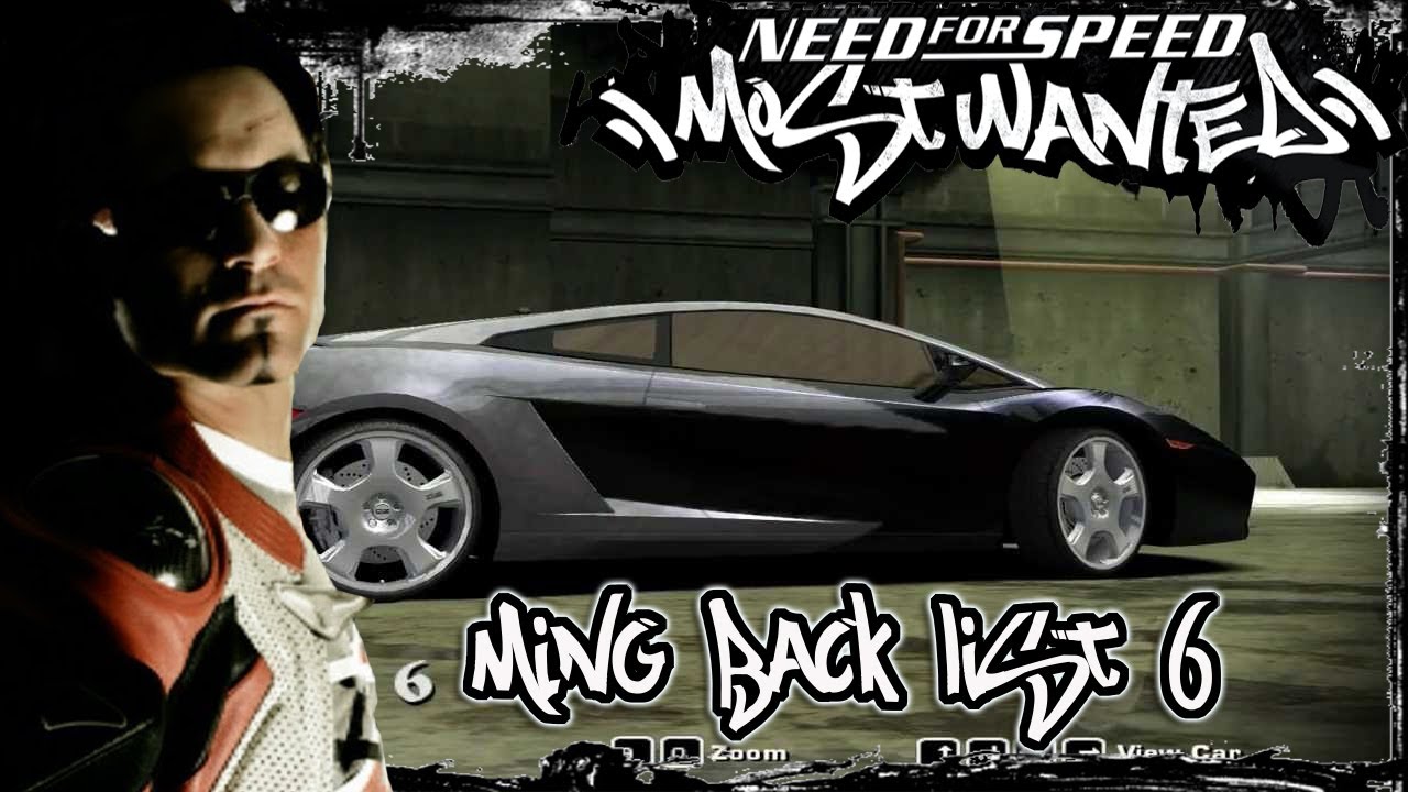 NFS MOST WANTED | MING BlackList 6 | LAMBORGHINI GALLARDO - YouTube