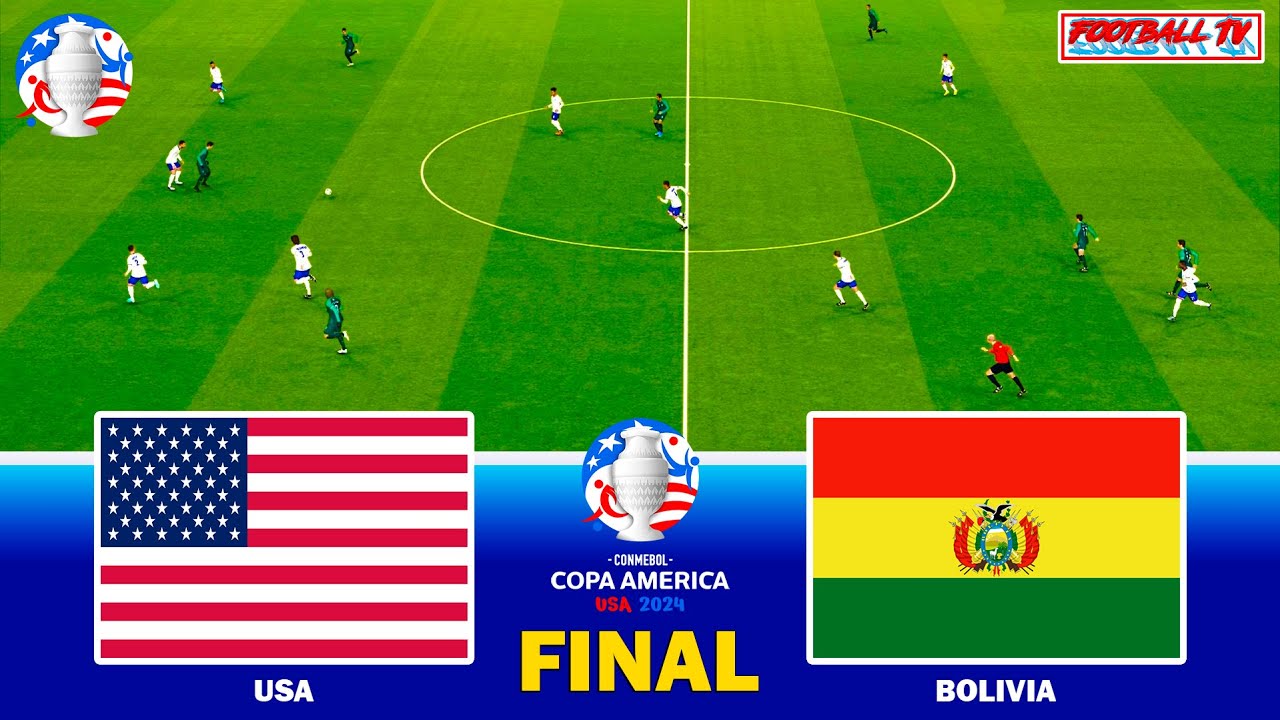 USA vs BOLIVIA - FINAL COPA AMERICA | Full Match All Goals 2024 | PES ...