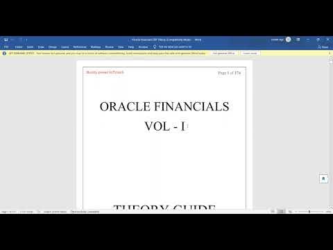 Oracle Functional Financials R12 Multi org overview MOAC - YouTube