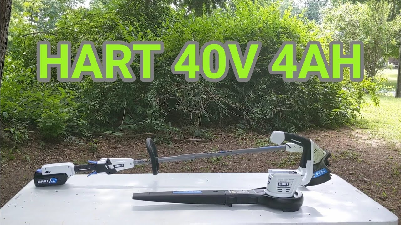 Tool Review: Hart 40v String Trimmer And Blower - YouTube