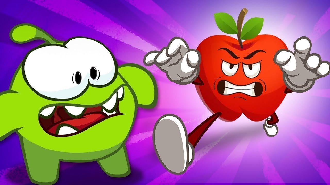 Om Nom Chala Apple Adventure Pe 🍎 | Om Nom Cartoons | Learn Hindi With ...